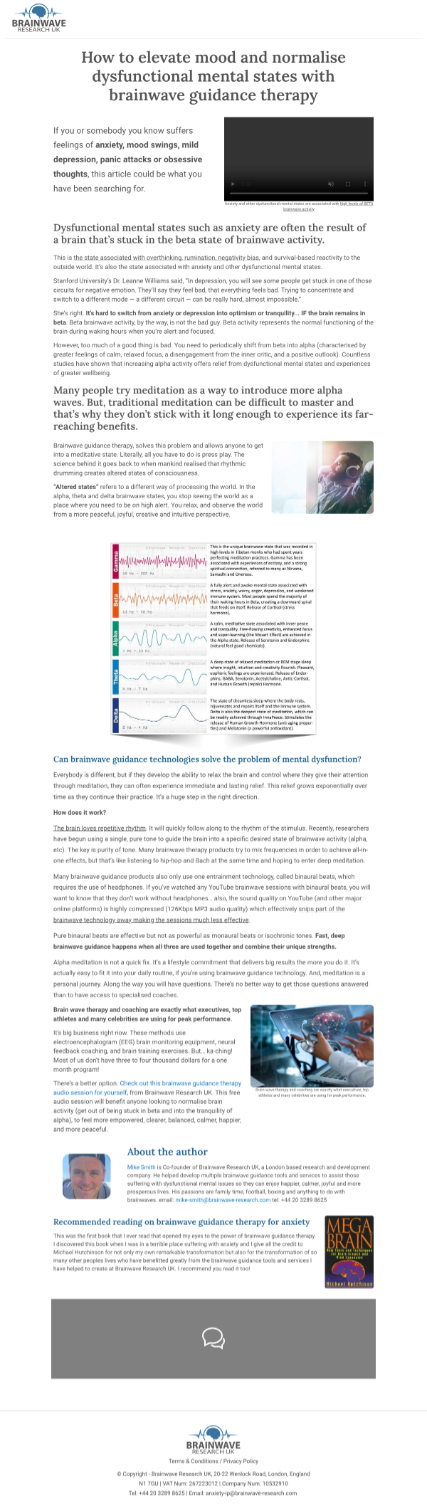 How to Normalise Anxiety with Brainwave Therapy - Brainwave Research UK
