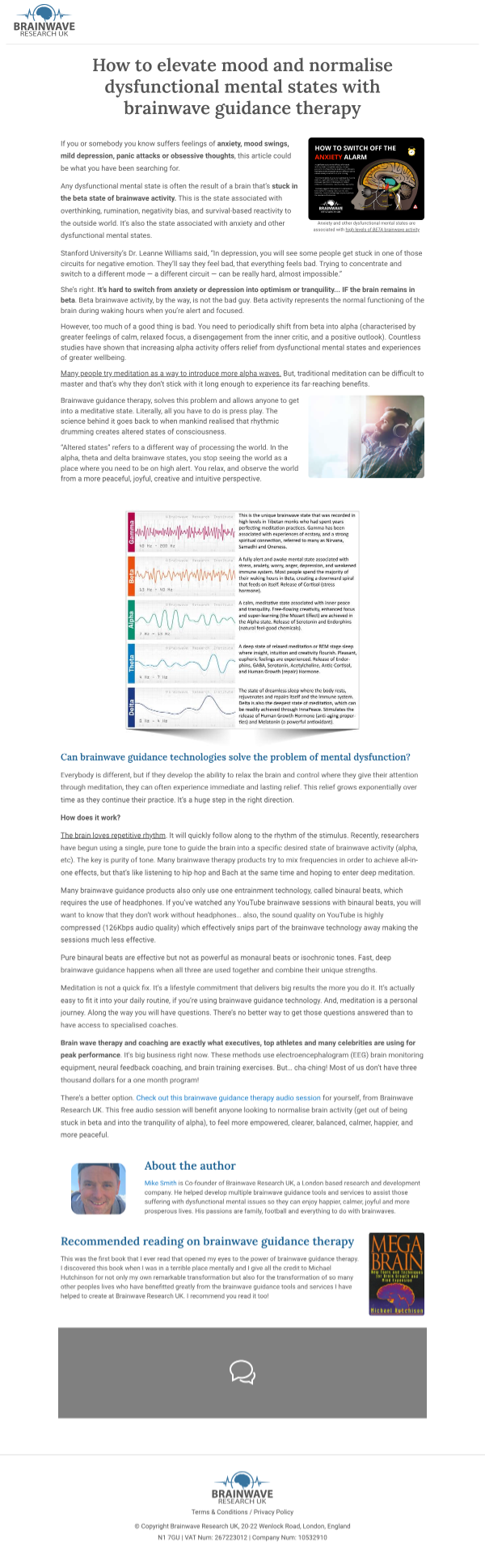 How to Normalise Anxiety with Brainwave Therapy - Brainwave Research UK