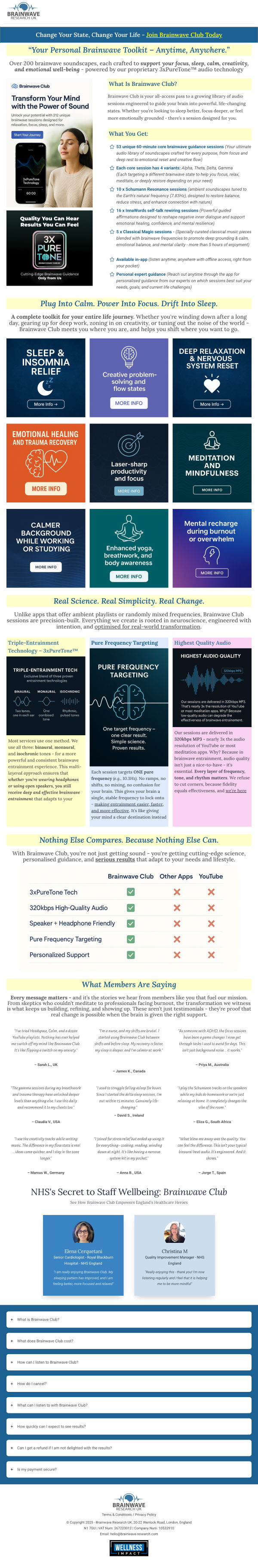 Brainwave Club - Get Started - Brainwave Research UK